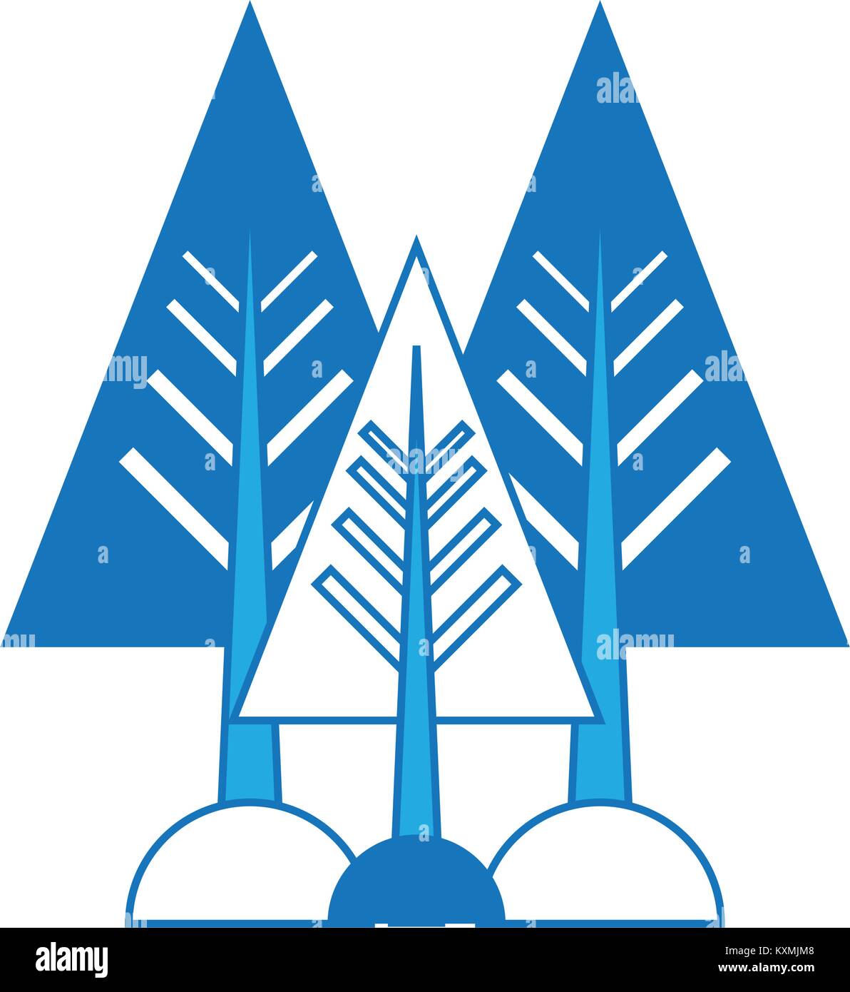 pine trees icon Stock Vector Image & Art - Alamy