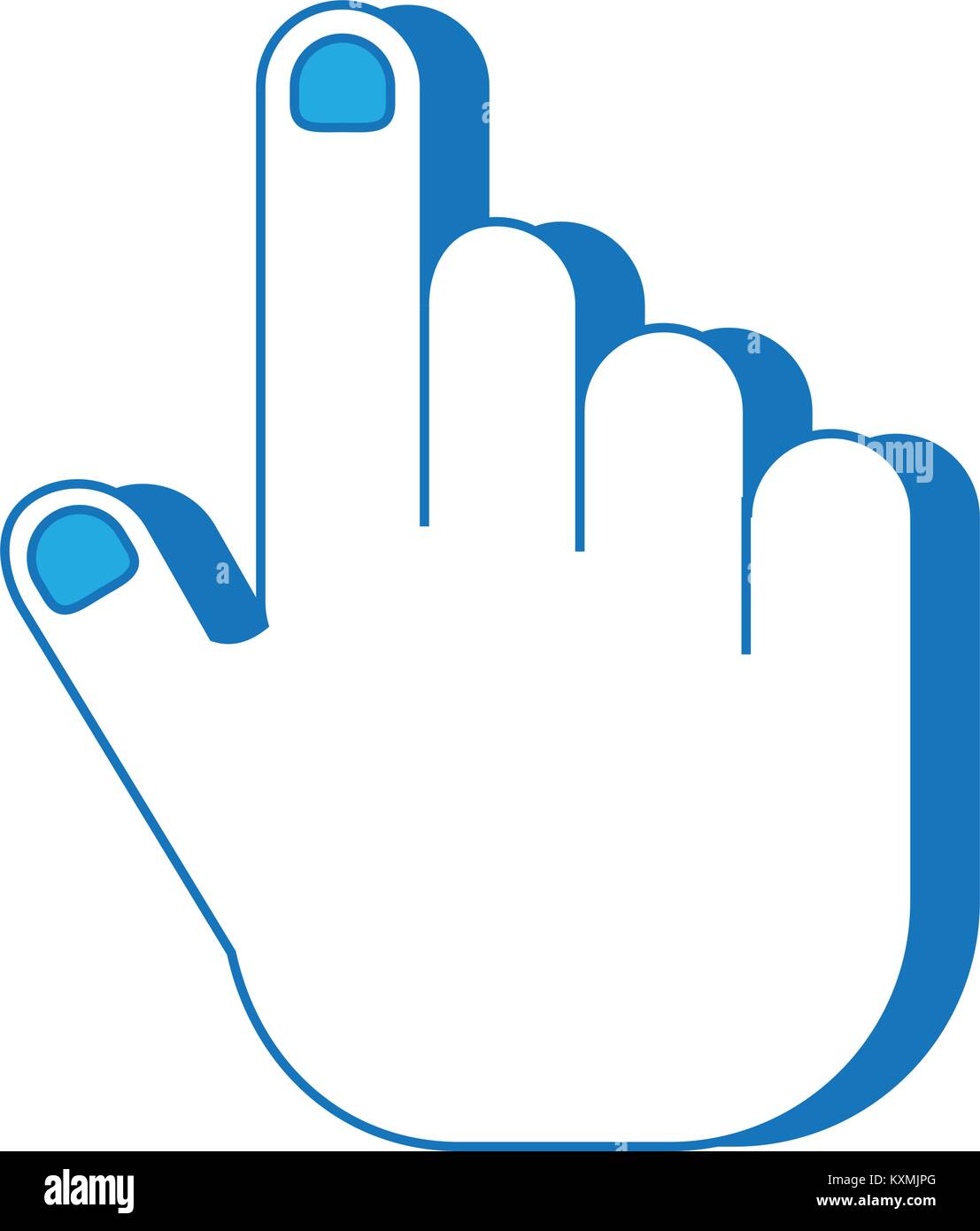 hand pointing icon image Stock Vector Image & Art - Alamy