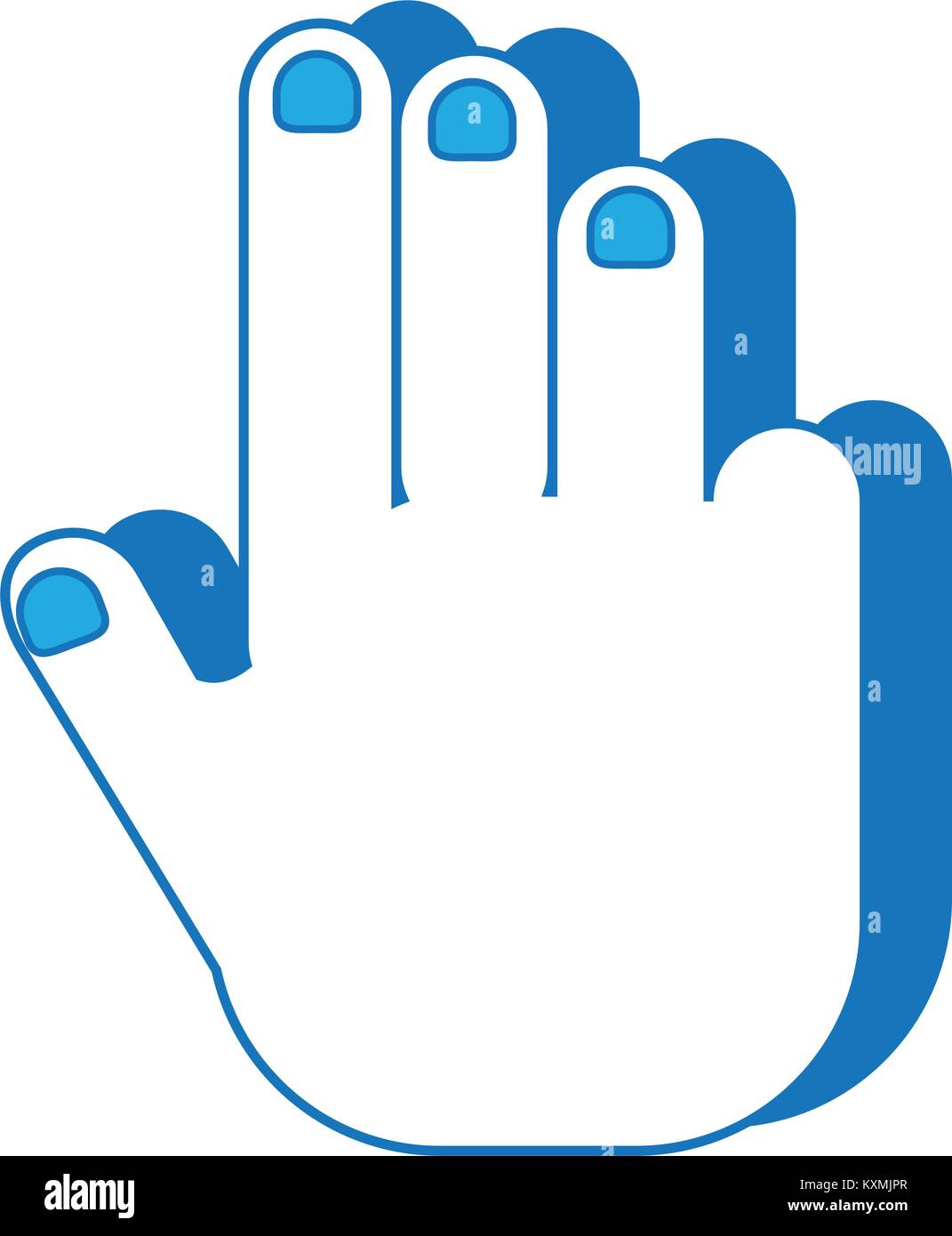 human hand icon Stock Vector Image & Art - Alamy