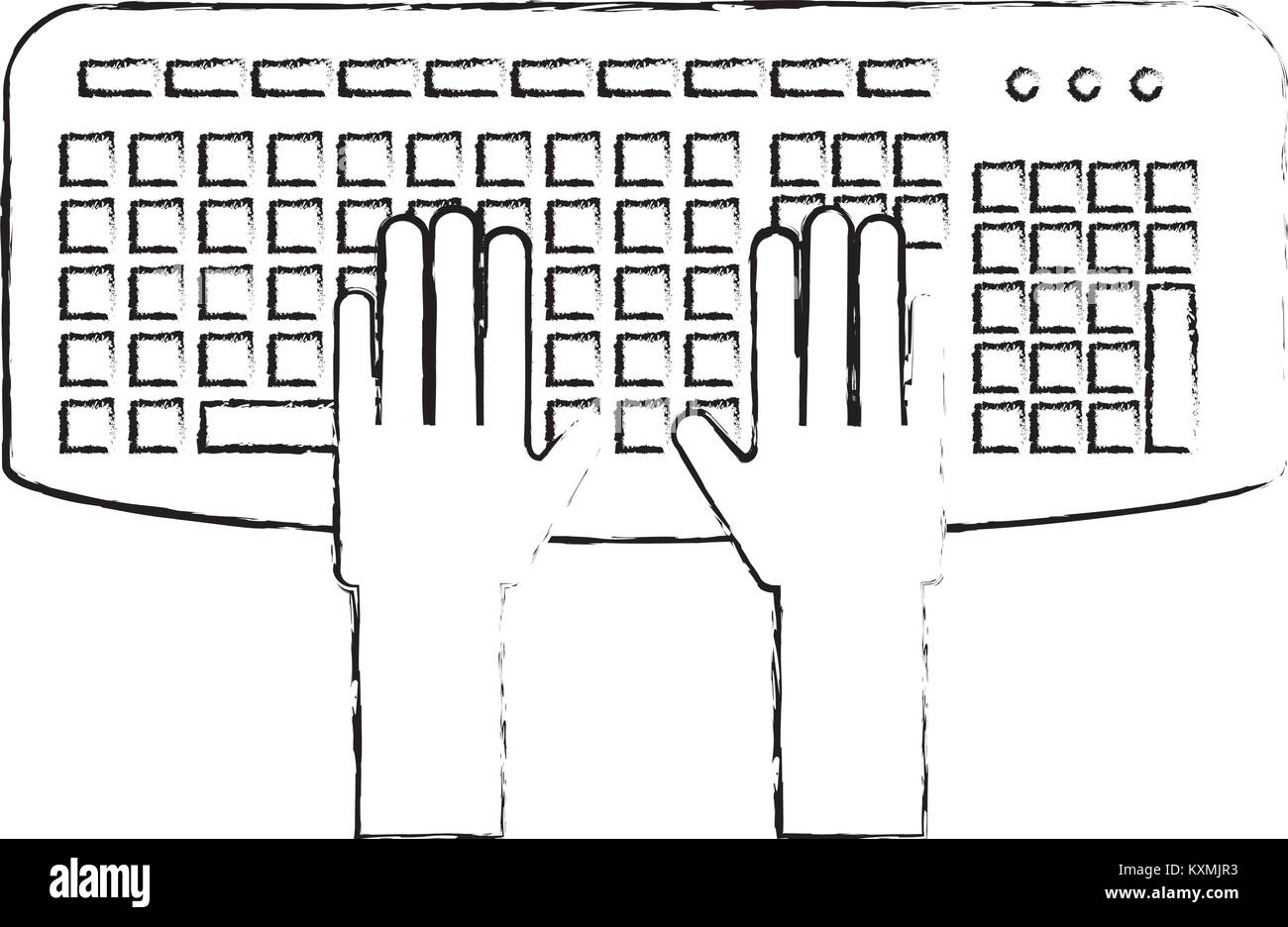 user with keyboard icon Stock Vector Image & Art - Alamy