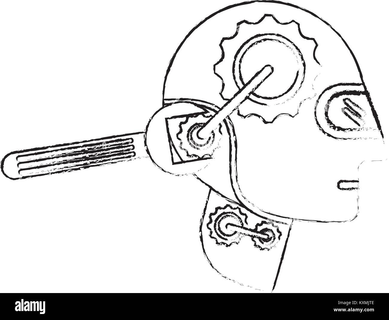 Humanoid model Cut Out Stock Images & Pictures - Alamy