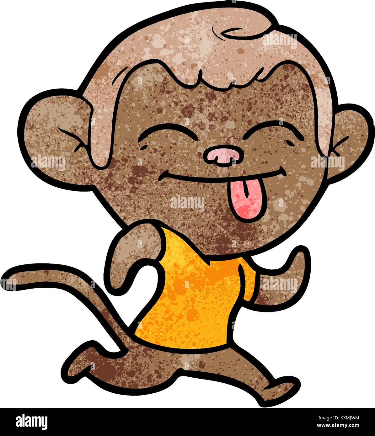 funny cartoon monkey Stock Vector Image & Art - Alamy