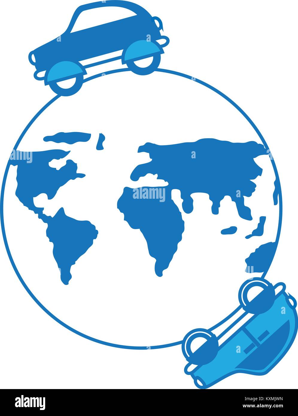 cars on earth planet icon Stock Vector Image & Art - Alamy