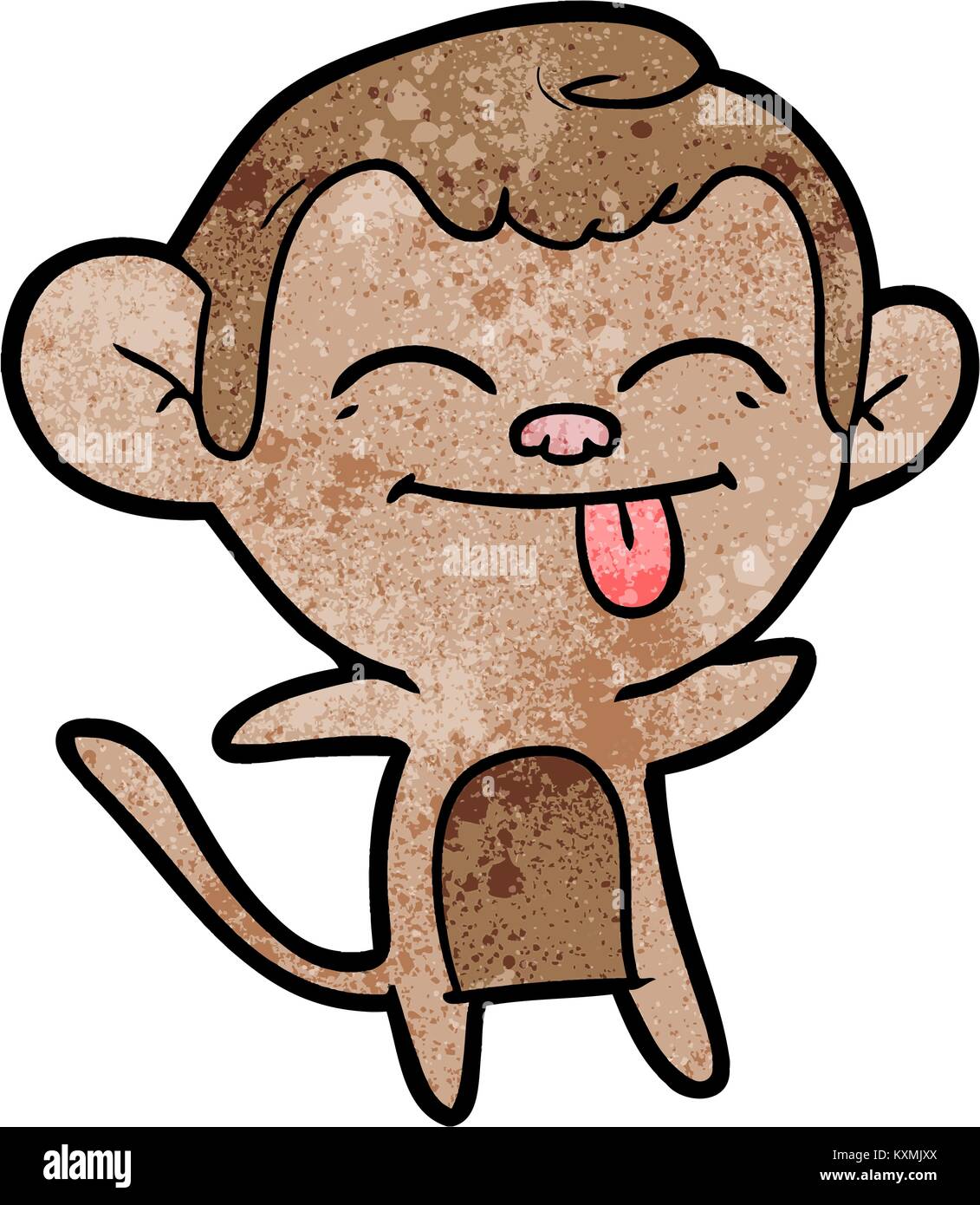 funny cartoon monkey Stock Vector Image & Art - Alamy