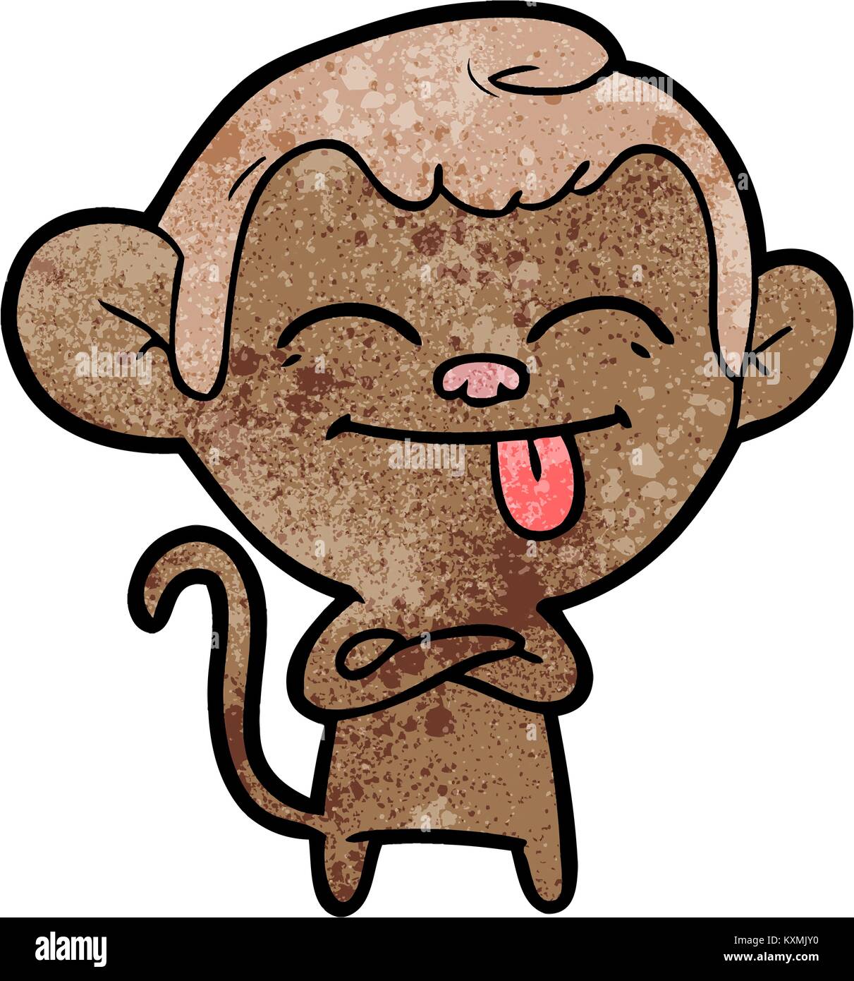 funny cartoon monkey Stock Vector Image & Art - Alamy