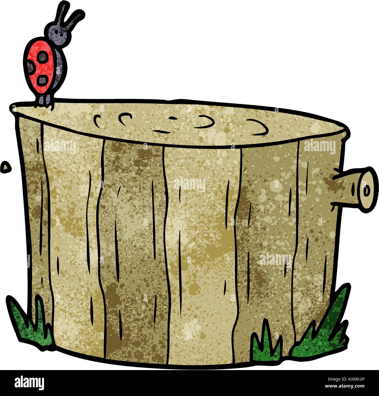 cartoon tree stump Stock Vector Image & Art - Alamy