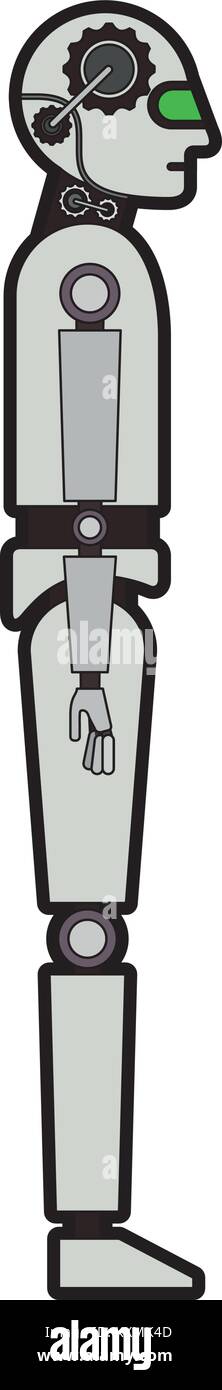 humanoid robot profile icon Stock Vector Image & Art - Alamy