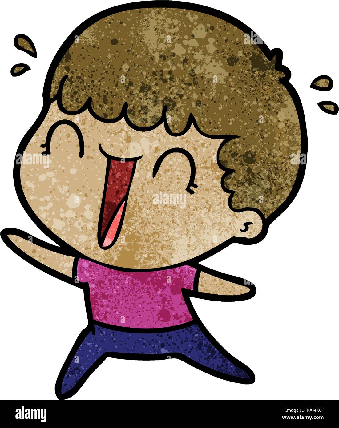laughing cartoon man Stock Vector Image & Art - Alamy