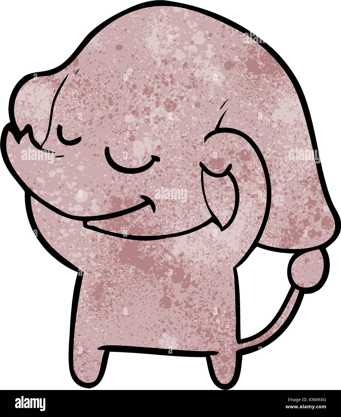 cartoon smiling elephant Stock Vector Image & Art - Alamy