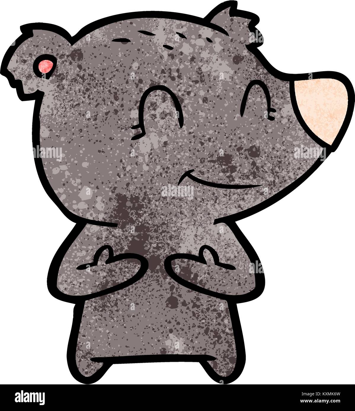 friendly bear cartoon Stock Vector Image & Art - Alamy