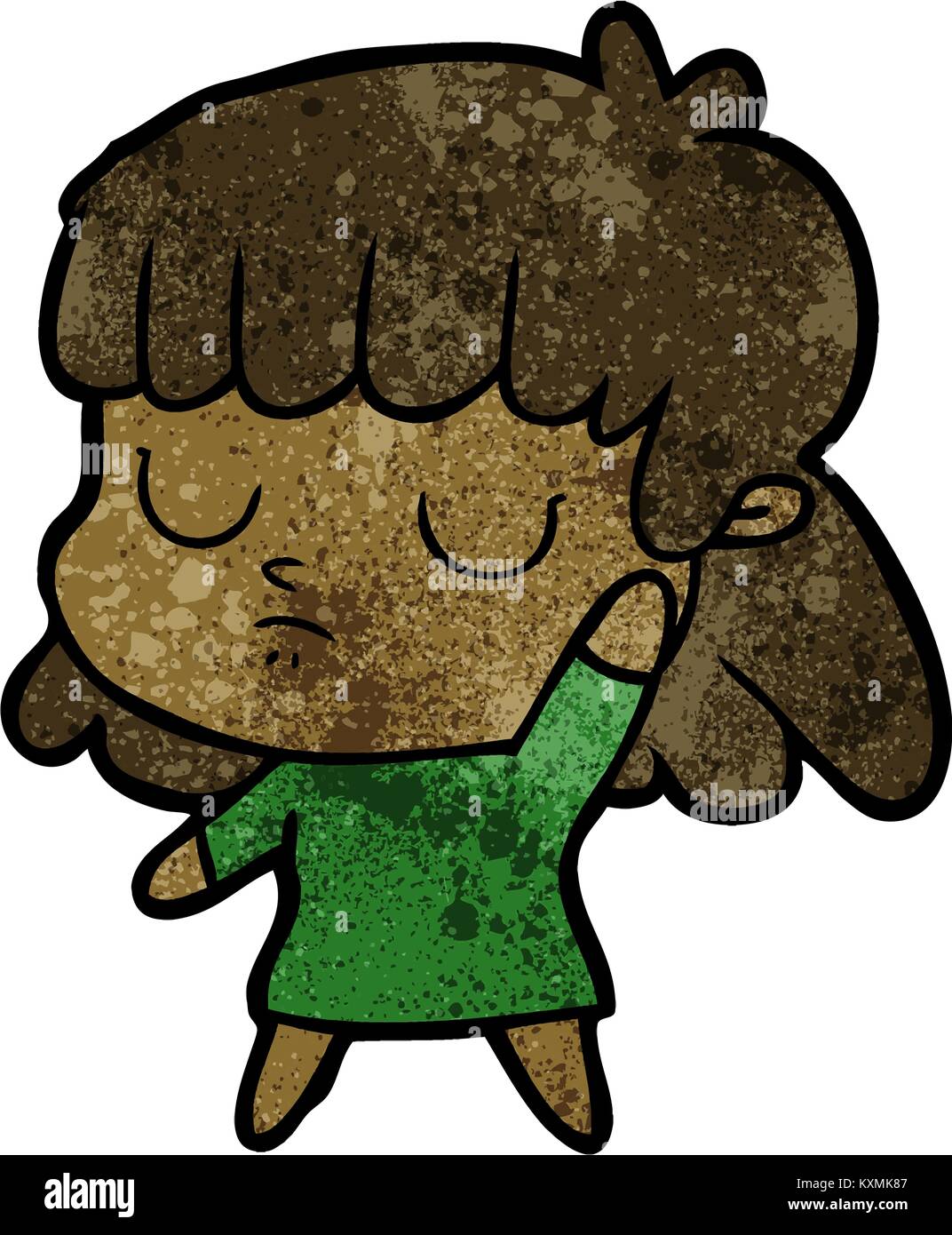 cartoon indifferent woman Stock Vector Image & Art - Alamy