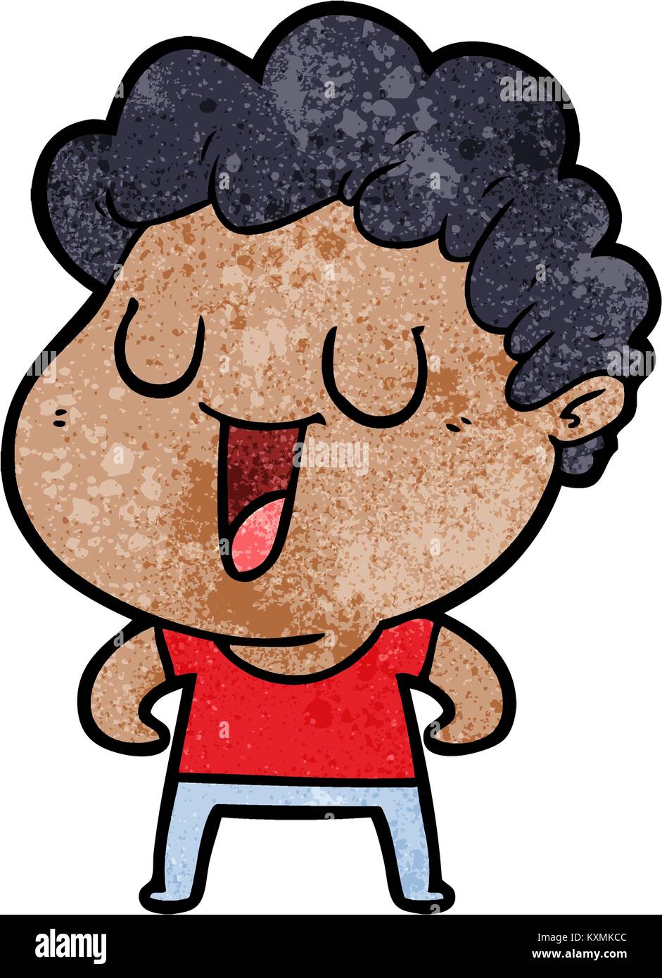 laughing cartoon man Stock Vector Image & Art - Alamy