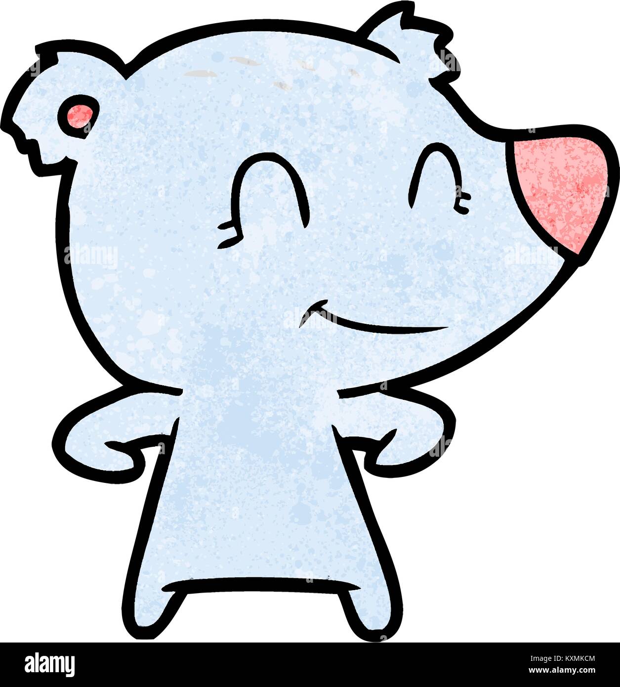 friendly bear cartoon Stock Vector Image & Art - Alamy