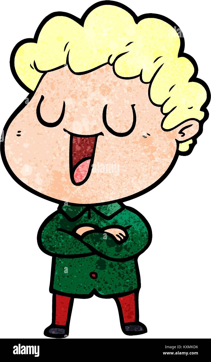laughing cartoon man Stock Vector Image & Art - Alamy
