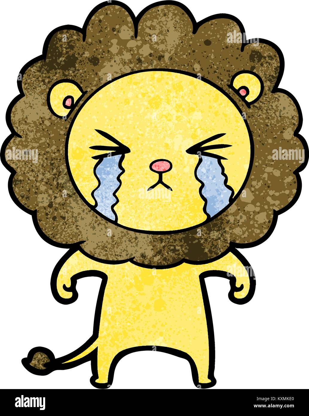 cartoon crying lion Stock Vector Image & Art - Alamy