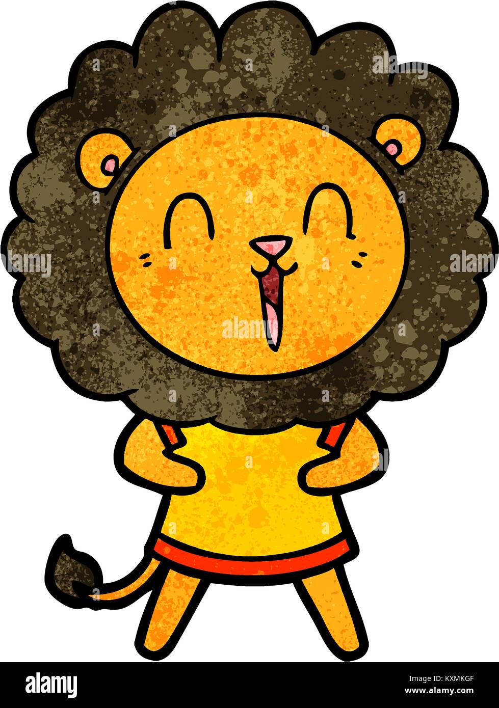laughing lion cartoon Stock Vector Image & Art - Alamy