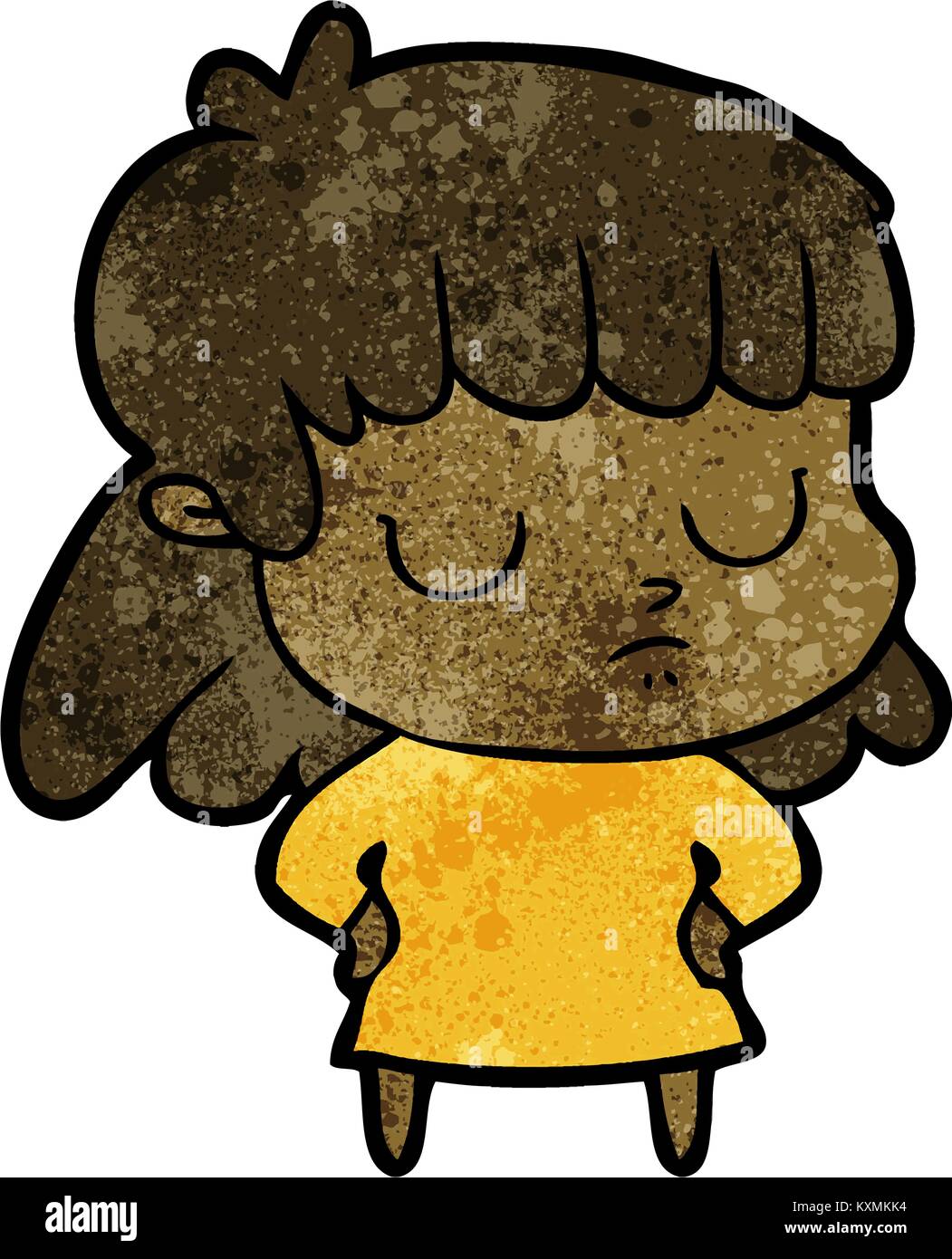 cartoon indifferent woman Stock Vector Image & Art - Alamy