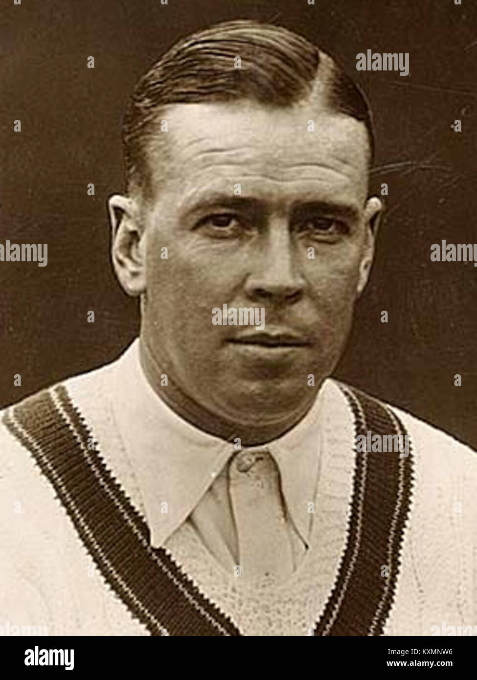 Bill Ponsford (cropped Stock Photo - Alamy