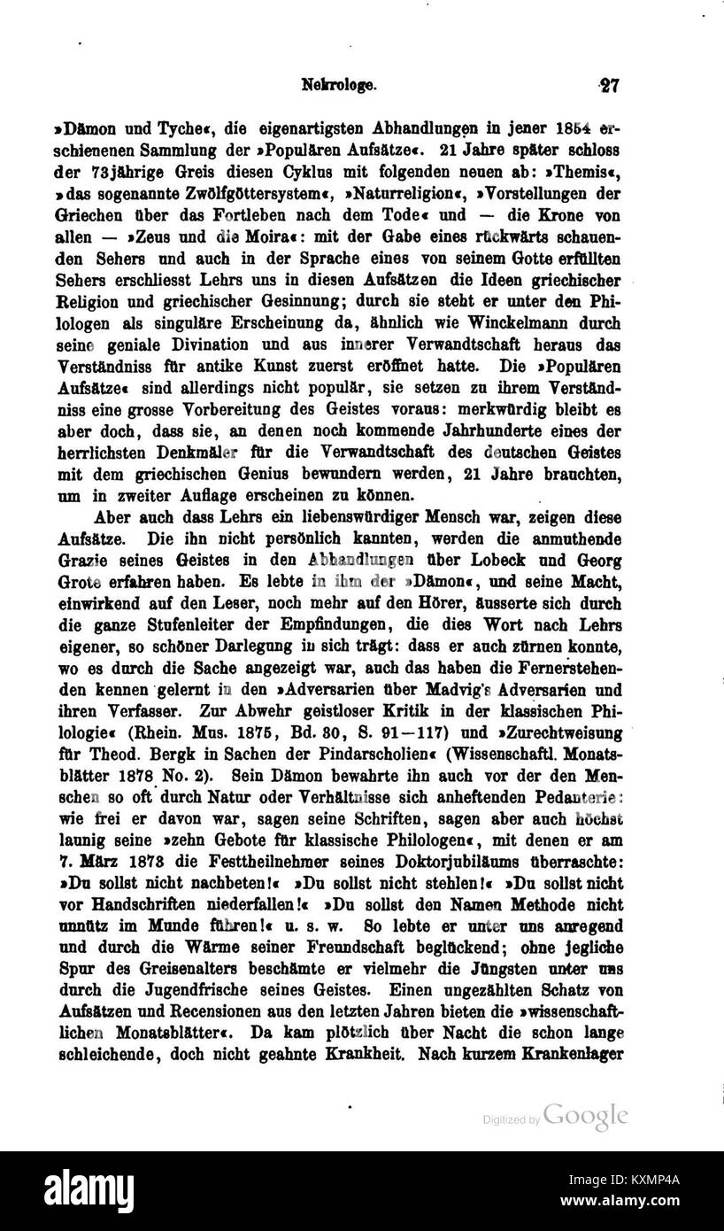 Entry from Biographisches Jahrbuch für Altertumskunde includes ...