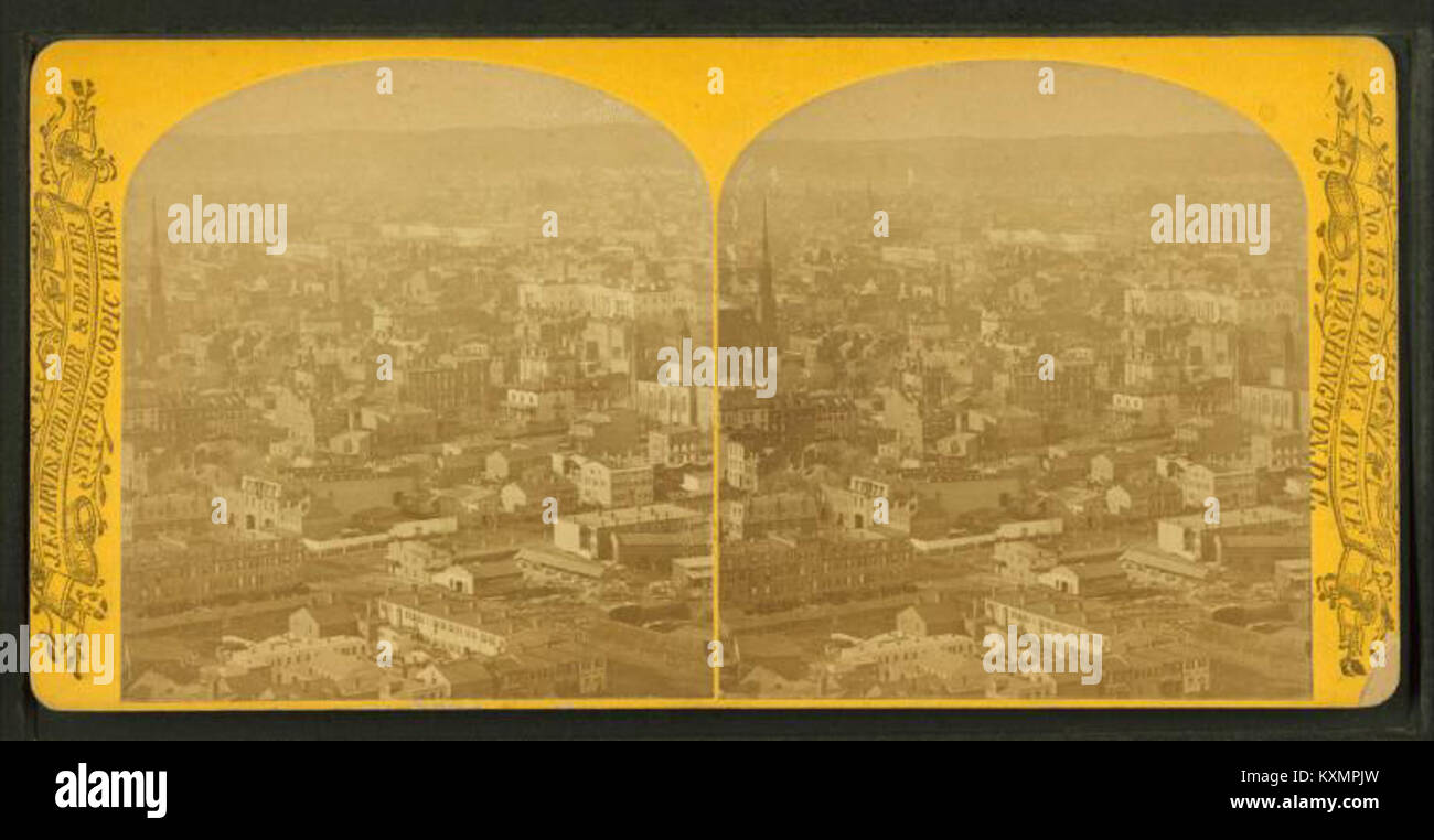 Bird's eye view of Washington from the U.S. Capitol, from Robert N ...