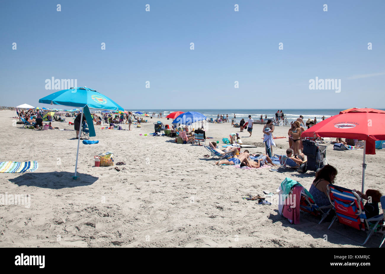 Beach at Stone Harbor in New Jersey - USA Stock Photo - Alamy