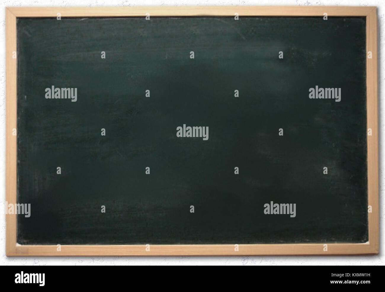 A classic blackboard or greenboard used in educational settings ...