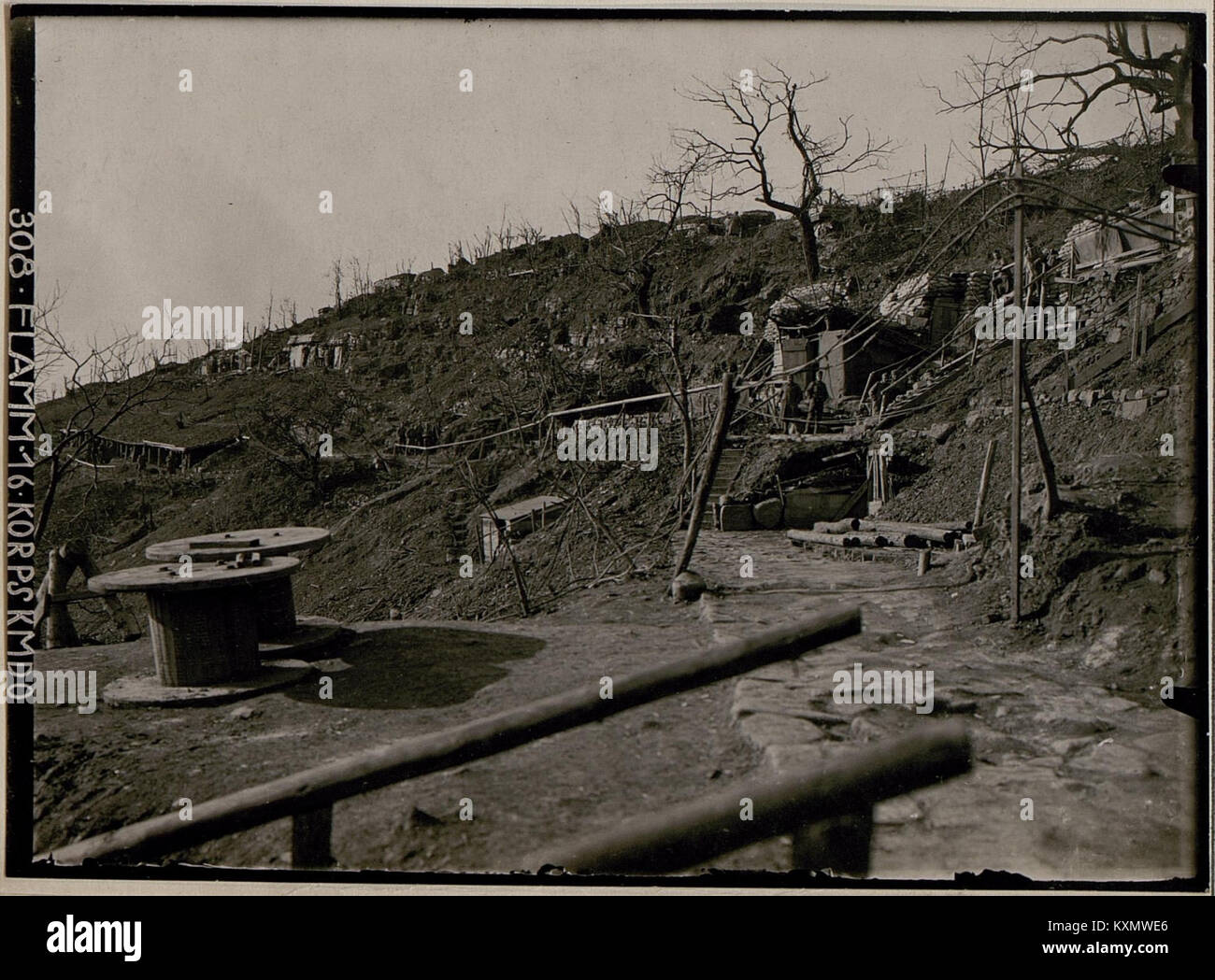 A view of the caverns and underground passages at Calvary Hill, section ...