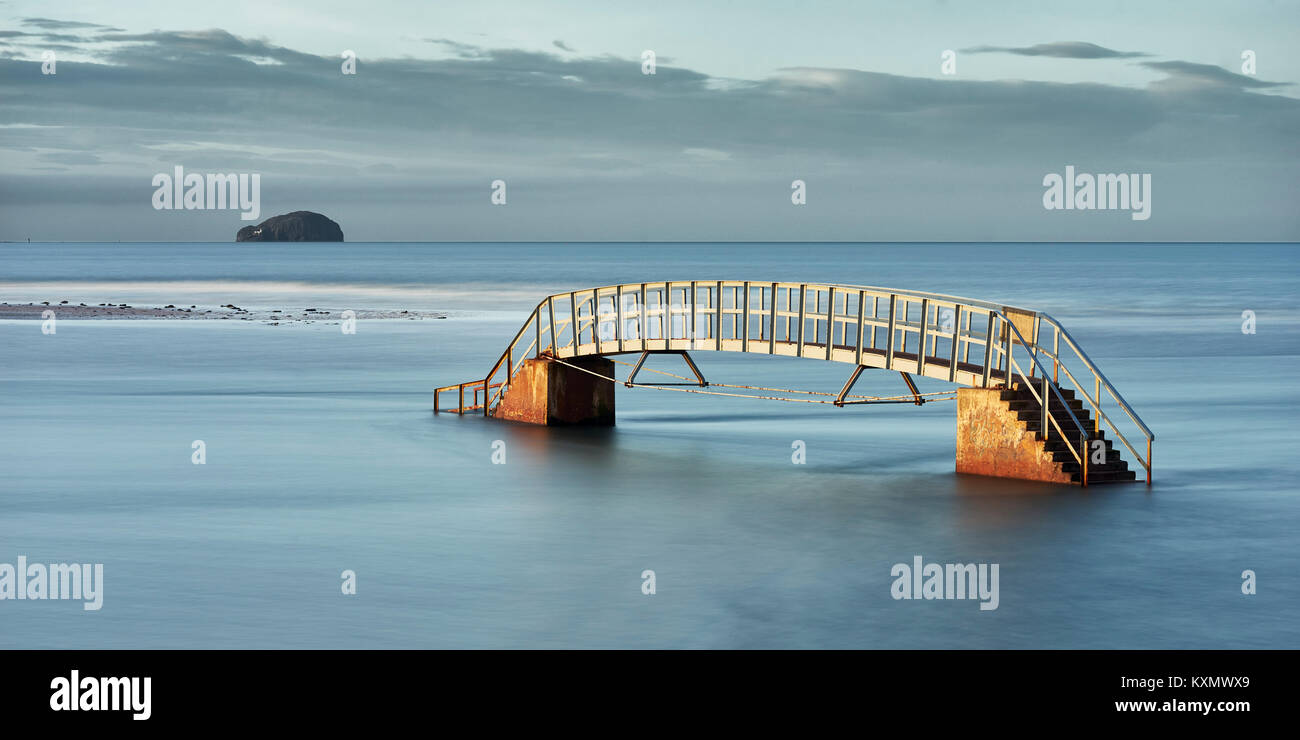 The 'Bridge to Nowhere, Belhaven Bay, Dunbar, East Lothian, Scotland ...