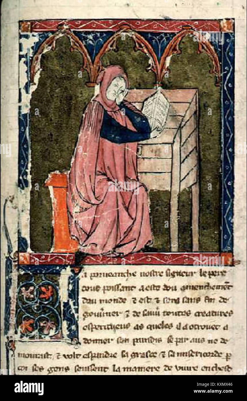 The manuscript BML-Ms948, known as Livre de Sidrac, depicts Sidrac ...