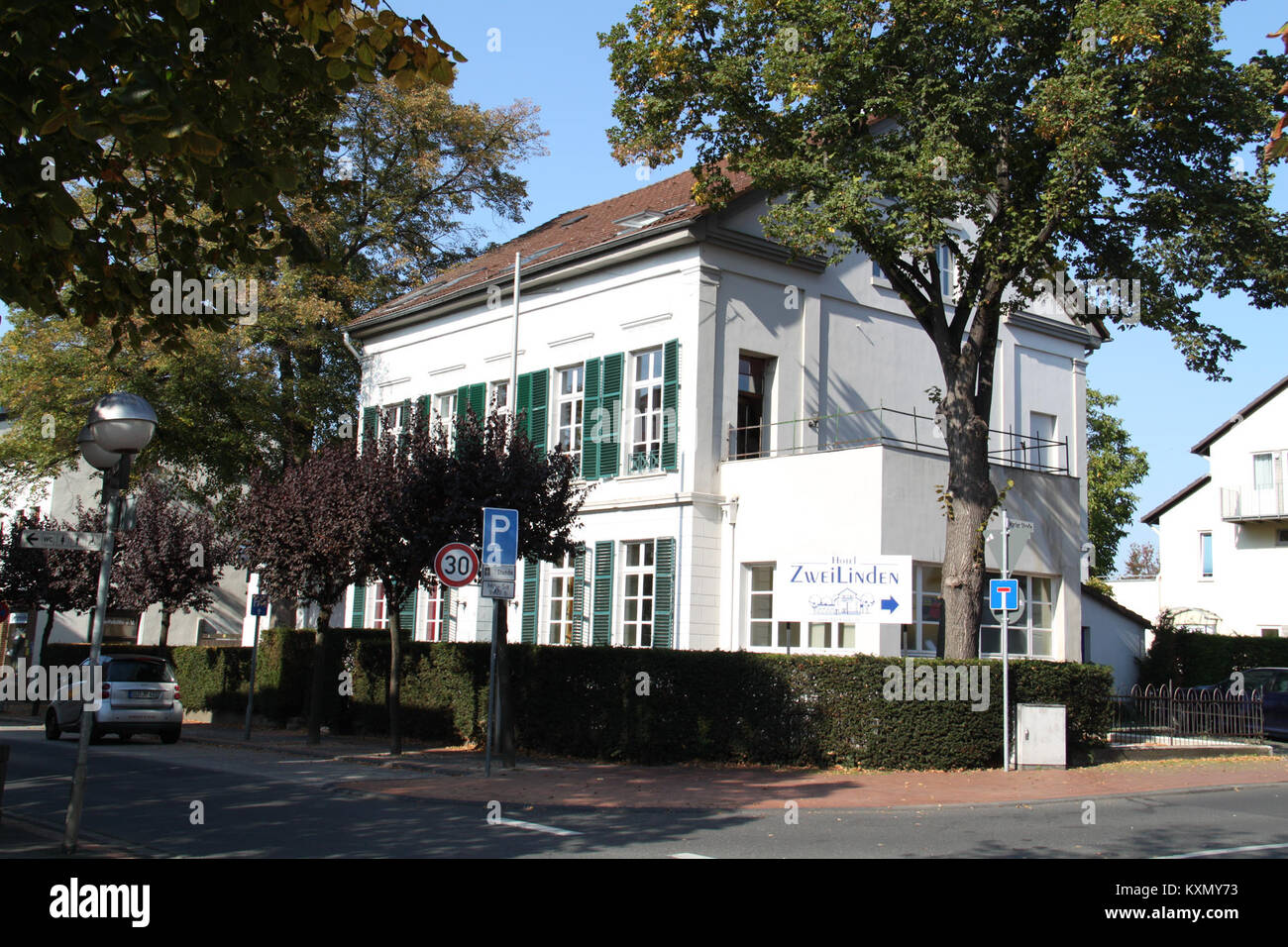 Baudenkmal in Meckenheim, Rheinland, Germany, marks a historically ...