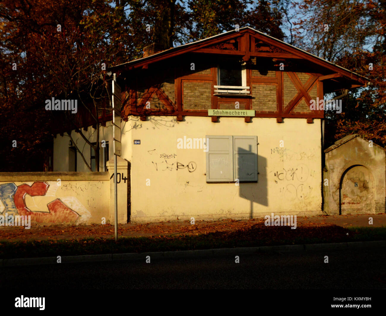 This image shows an address located at Berliner Straße 104, 2nd floor ...