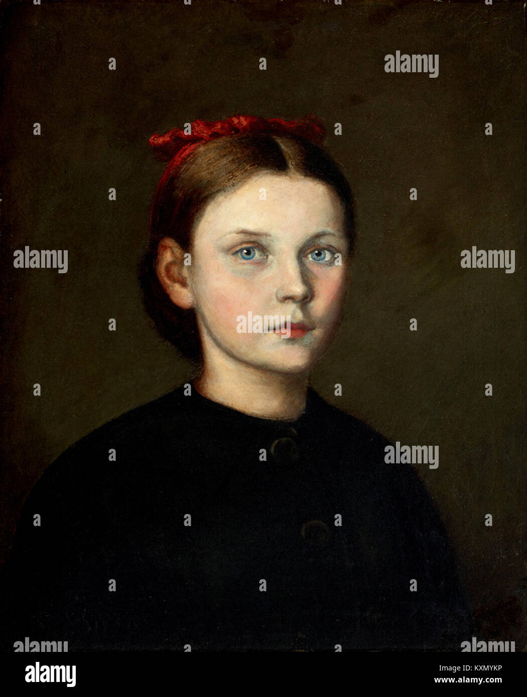 Benczúr Portrait of Etelka Benczúr Stock Photo - Alamy