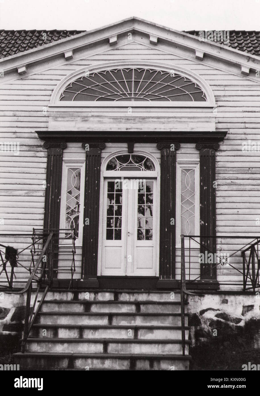 A photograph of the Anden area in Vest-Agder, Norway, showing the ...
