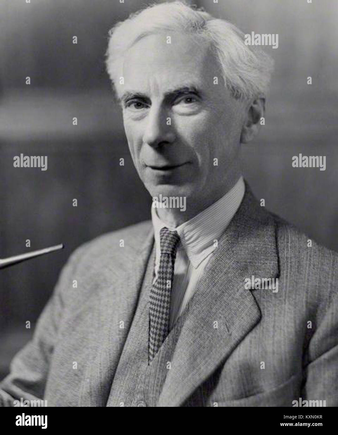Photograph of philosopher Bertrand Russell, taken in 1936 by Bassano ...