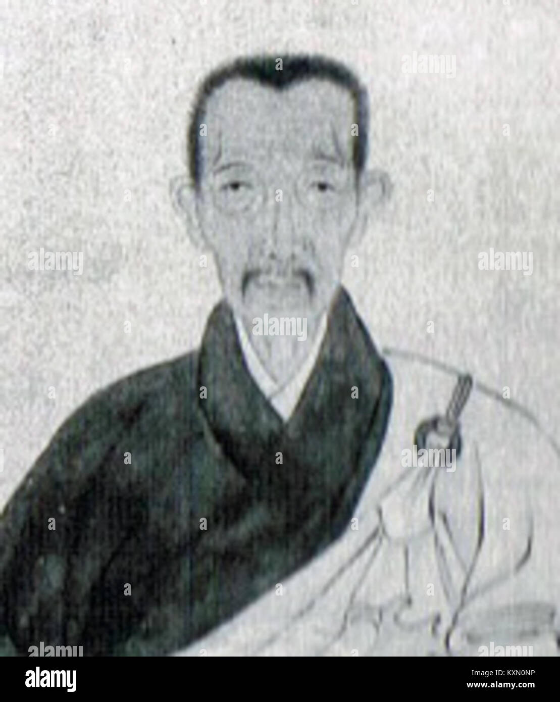 A portrait identified as Tohkoh Shinetsu, possibly depicting a ...
