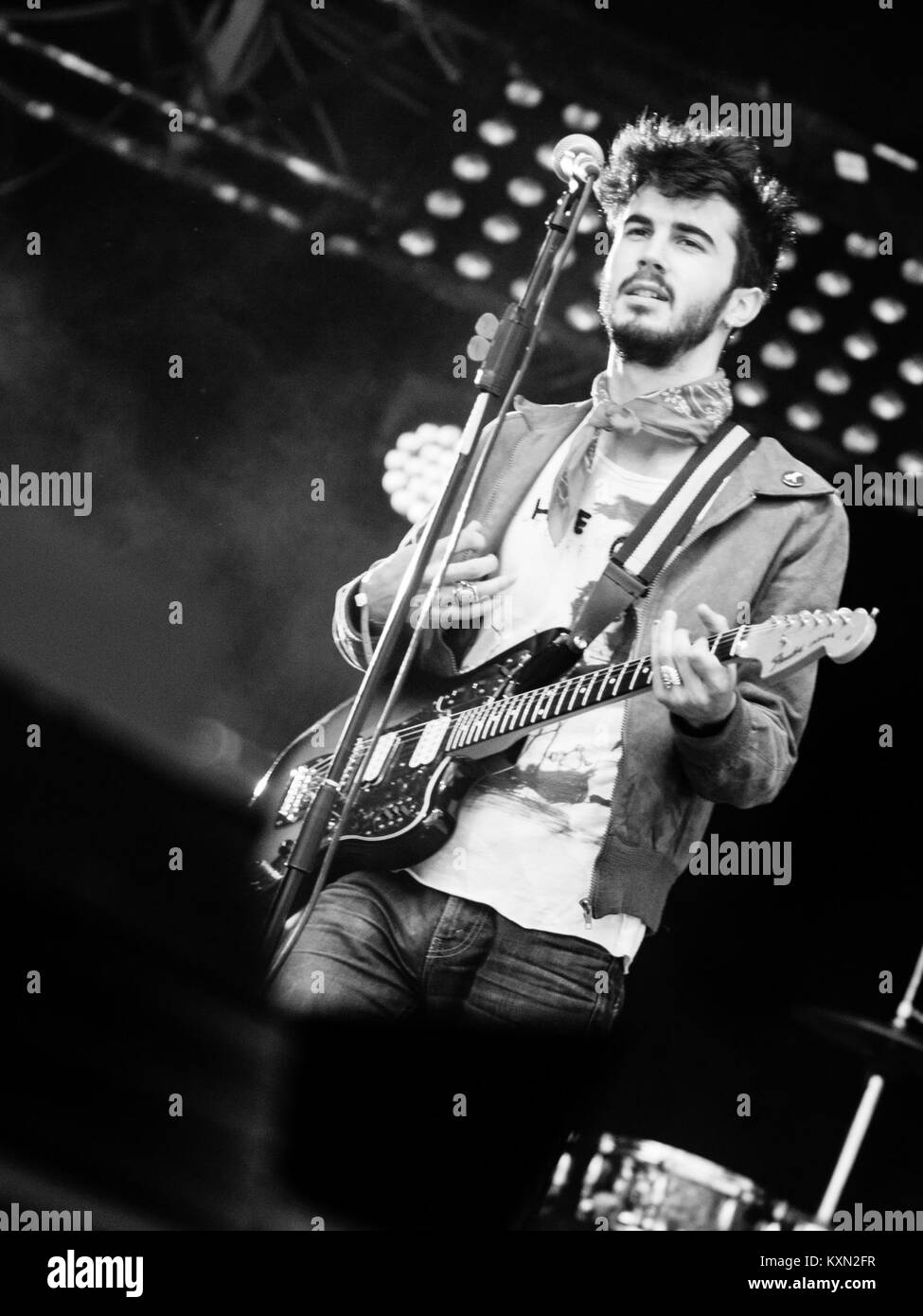 French rock band Black and White Stock Photos & Images - Alamy