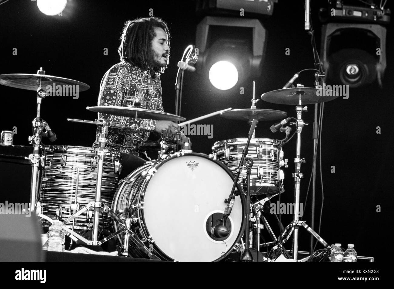 French rock band Black and White Stock Photos & Images - Alamy