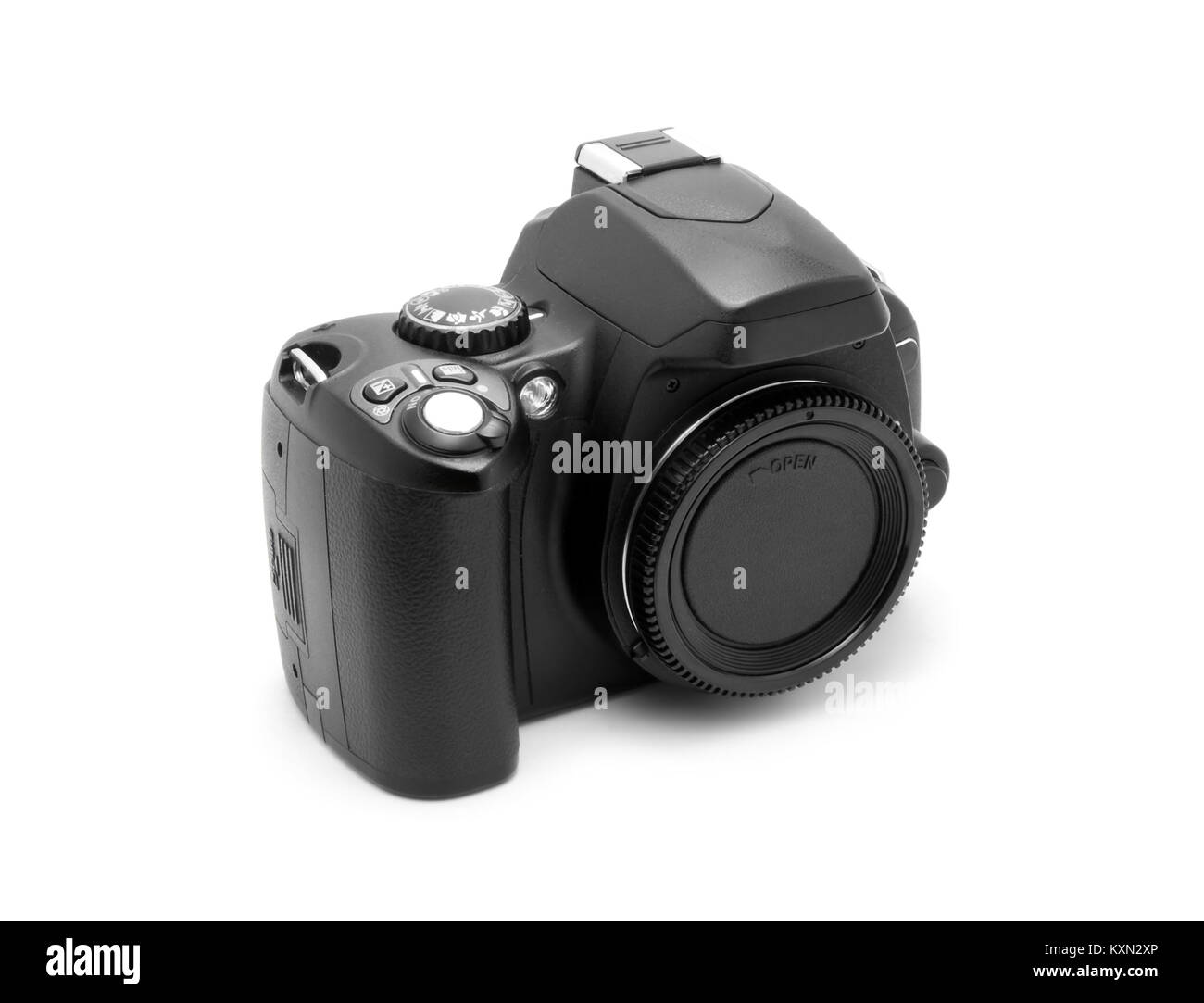 Dslr photo camera body isolated Stock Photo - Alamy