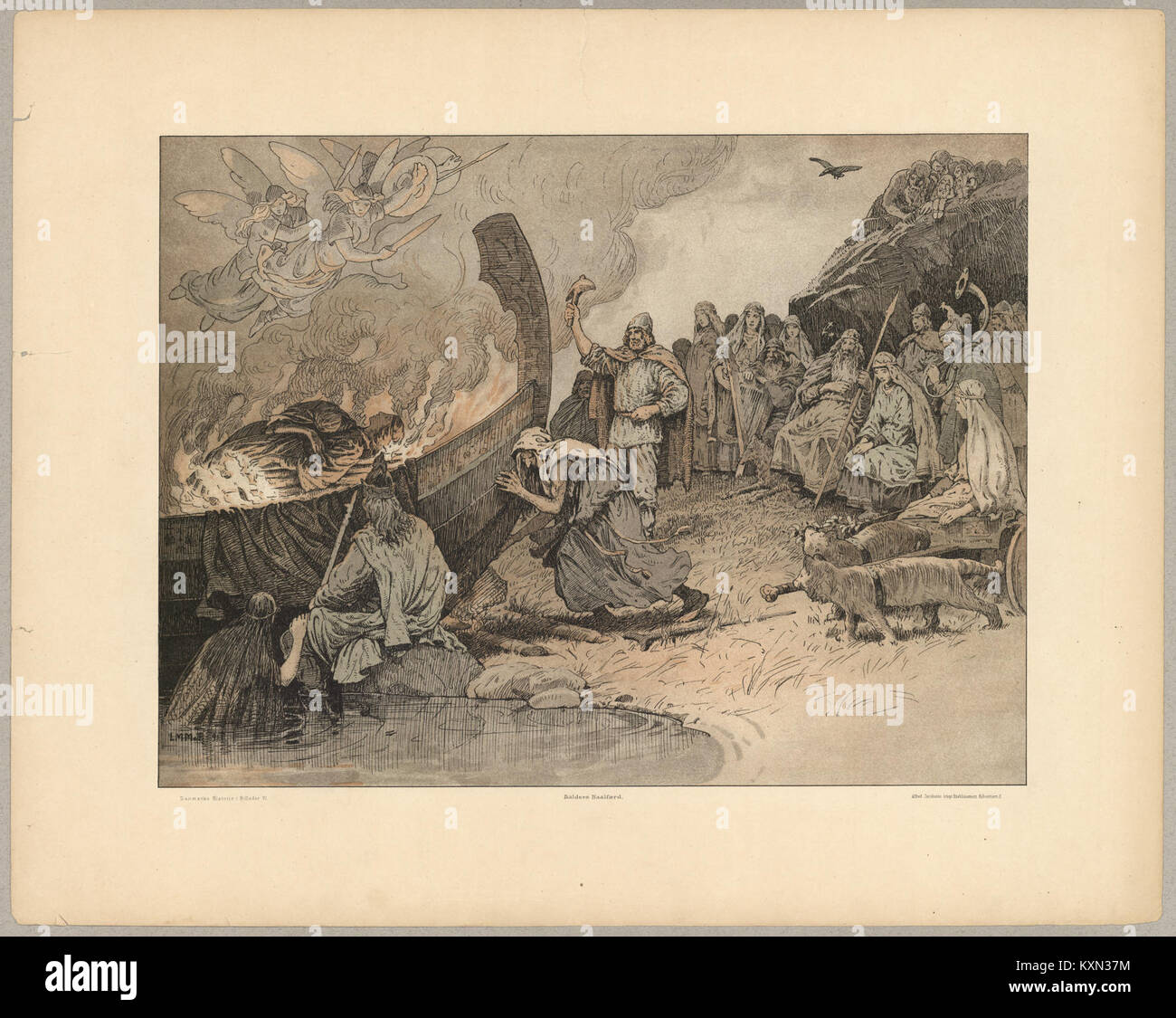 Mast sailing ancient viking ship hi-res stock photography and images ...