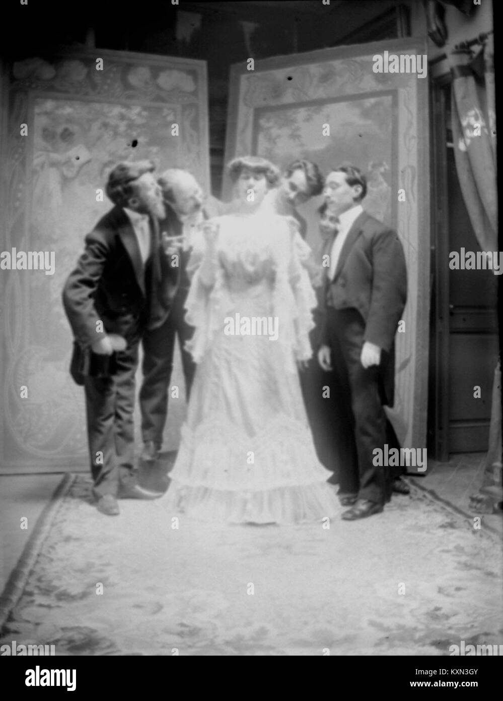 Capturing the painting Black and White Stock Photos & Images - Alamy