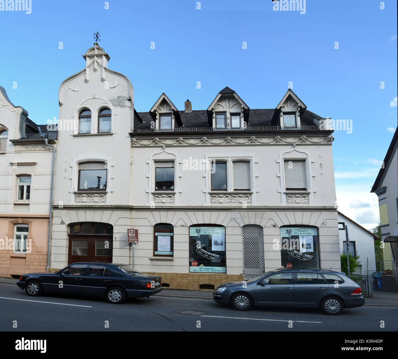A building located at Bahnhofstraße 3 in Bad Camberg, Germany, showing ...