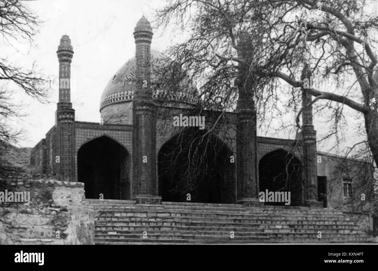 This historical photograph from Beshghardash, Bojnord, Iran, provides a ...