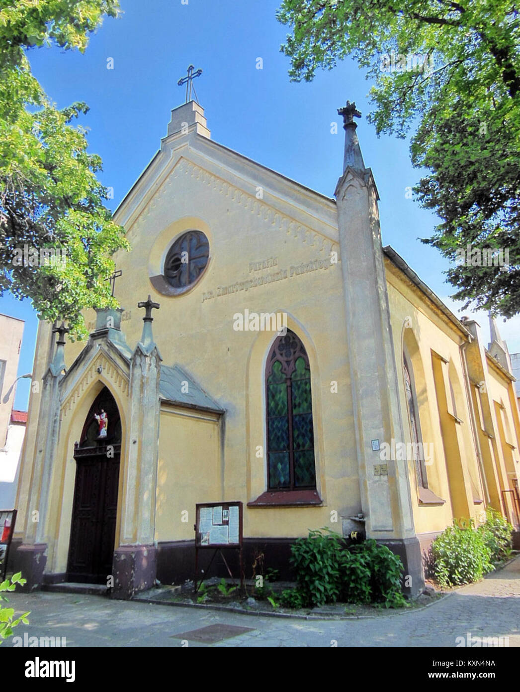This photograph features the Polish Catholic Church building from June ...