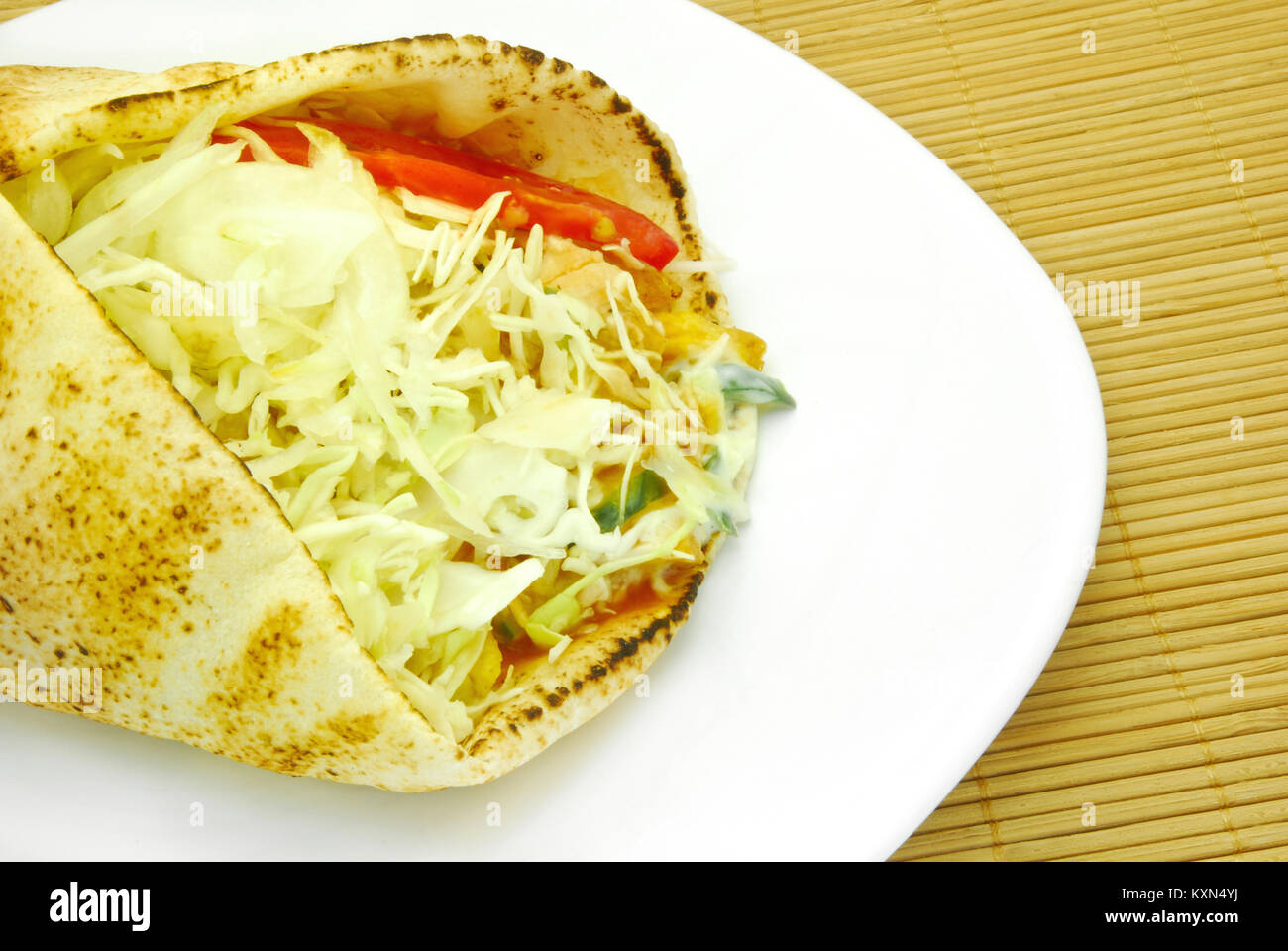 traditional middle east dish shawarma Stock Photo - Alamy