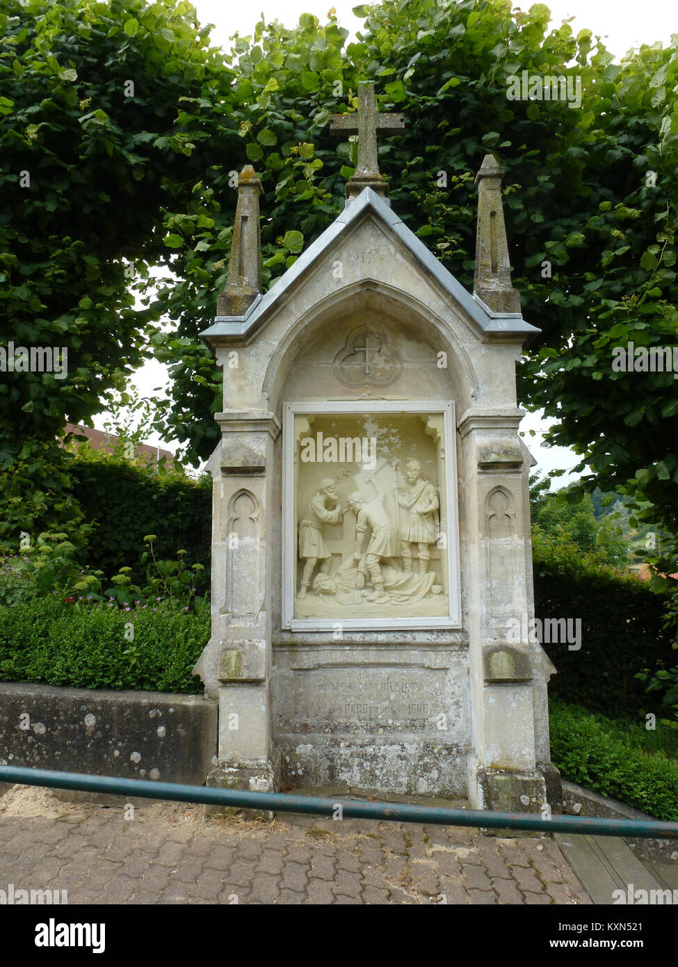 Amettes, the birthplace of Benoît Joseph Labre, features a station on ...