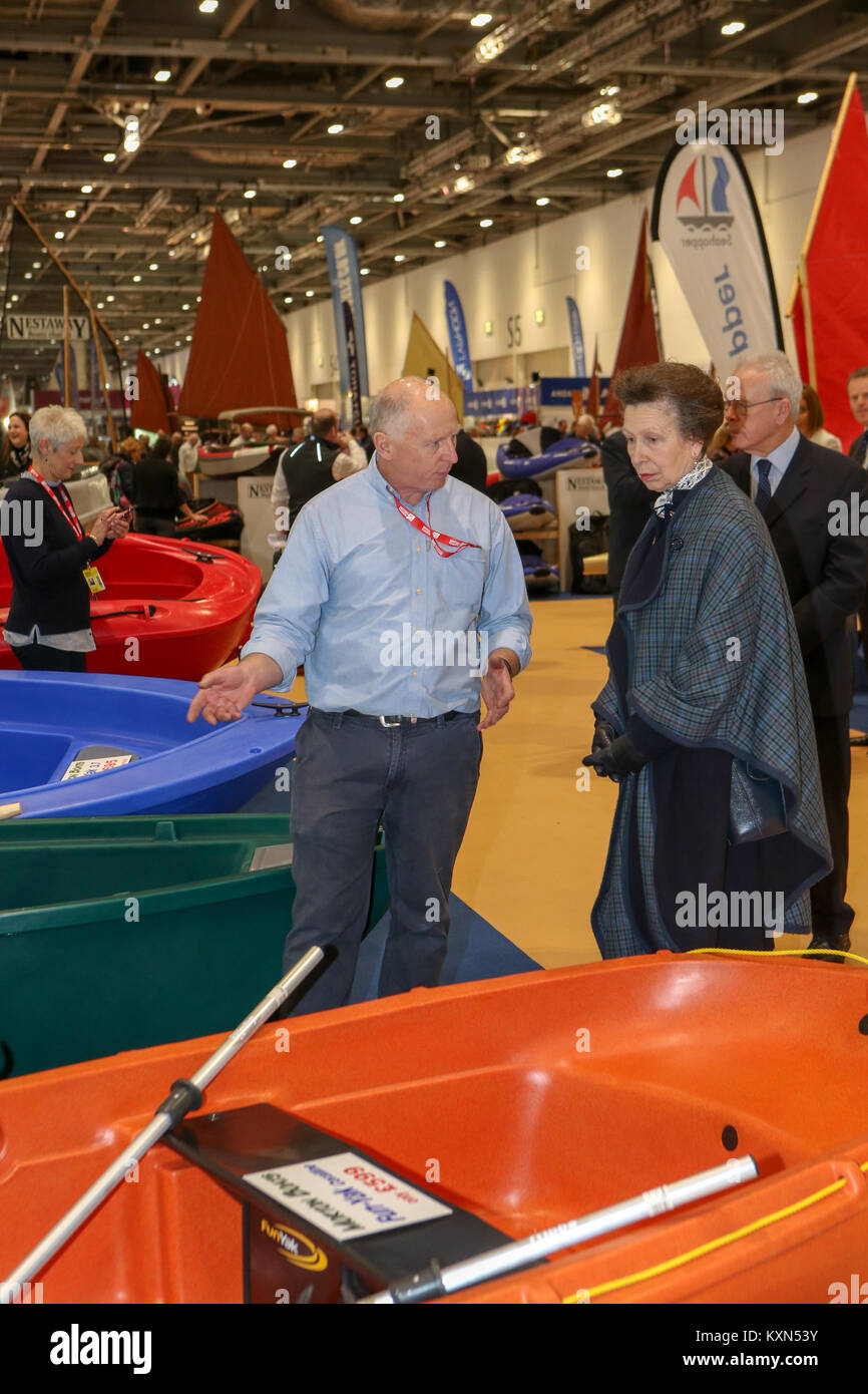 London, UK. 10th January, 2018.HRH the Princess Royal attends the first ...