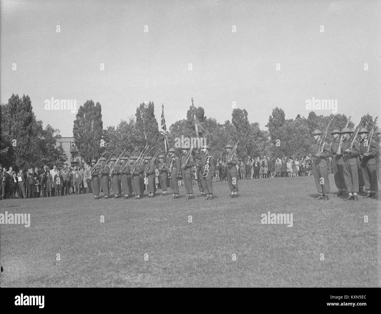 The arrival of the Royal 22e Regiment in Quebec, a notable military ...
