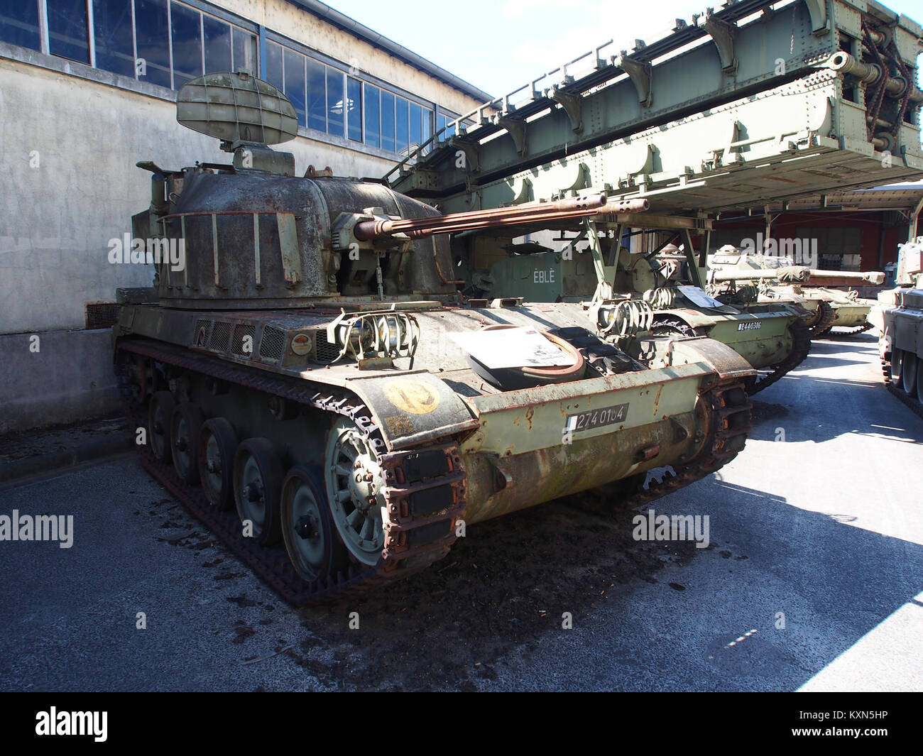 AMX-13 DCA bi-tube, Musée des Blindés, France, pic-13 Stock Photo - Alamy