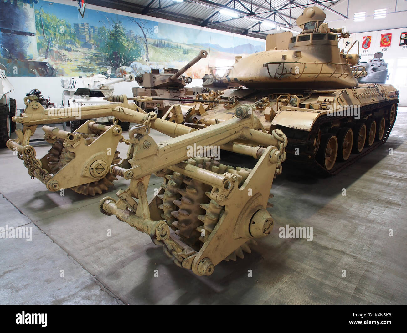 Mine clearing tanks hi-res stock photography and images - Alamy