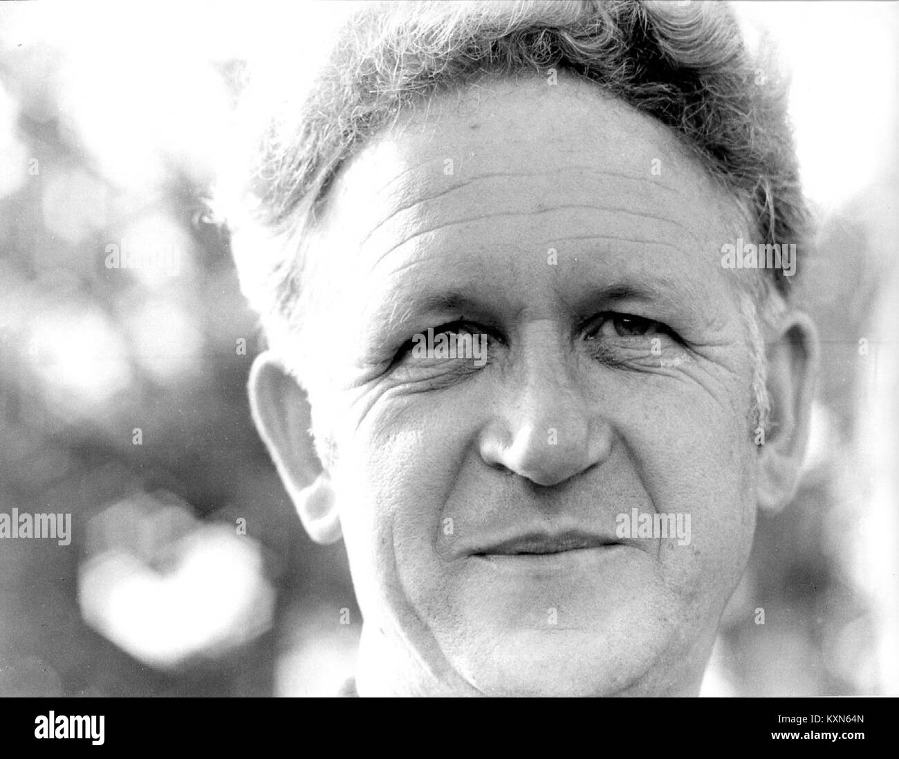 A portrait or image of André Devynck, a French poet, capturing his ...